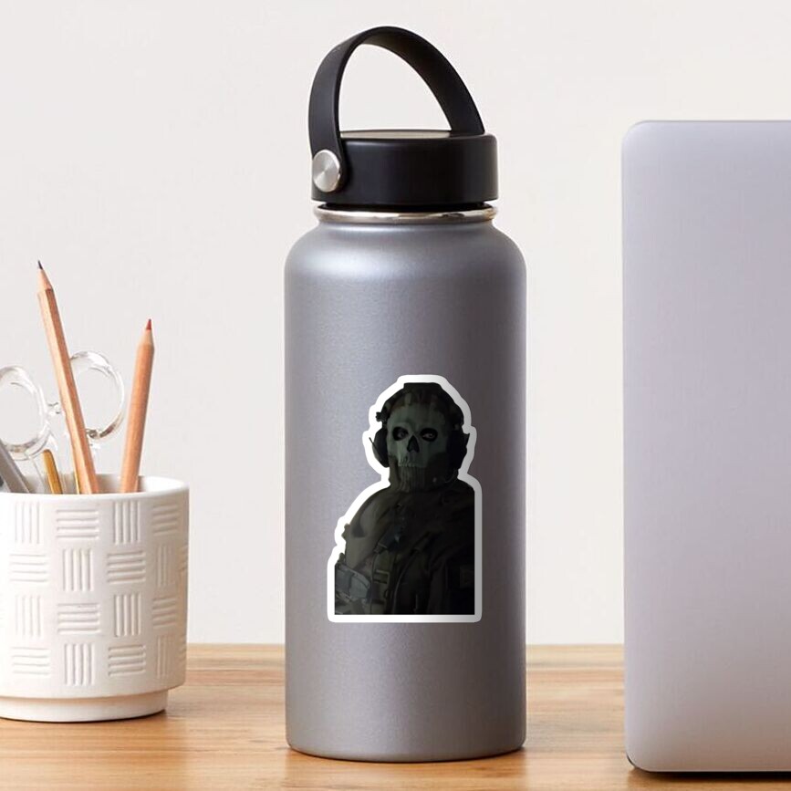 "mw2 ghost meme - ghost gaze meme" Sticker for Sale by YesSiiir | Redbubble
