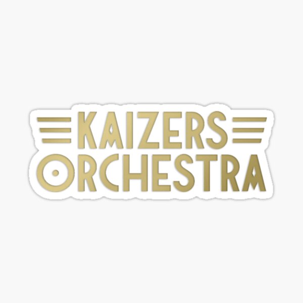 "Kaizers Orchestra " Sticker for Sale by Pi-Artist | Redbubble