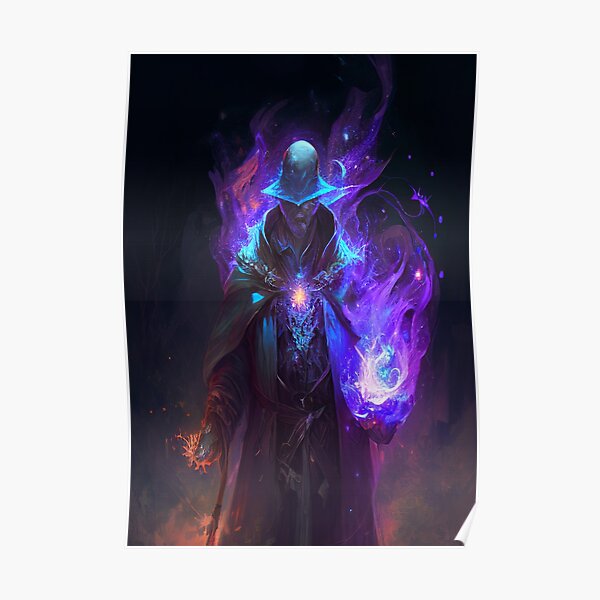 "Astral Mage" Poster for Sale by DalexMK | Redbubble