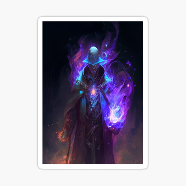 "Astral Mage" Sticker for Sale by DalexMK | Redbubble