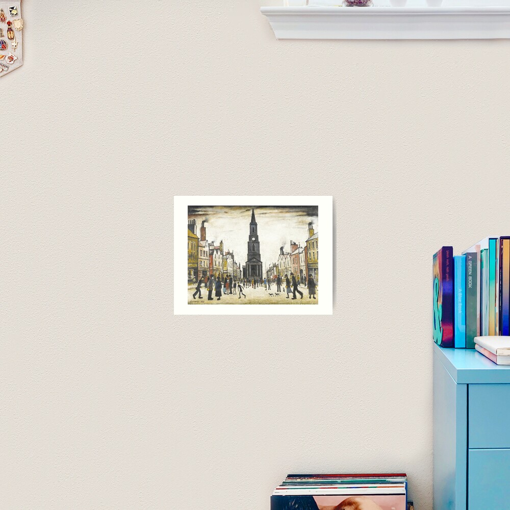 "Market Scene, Northern Town, 1939 by L S Lowry" Poster for Sale by ...