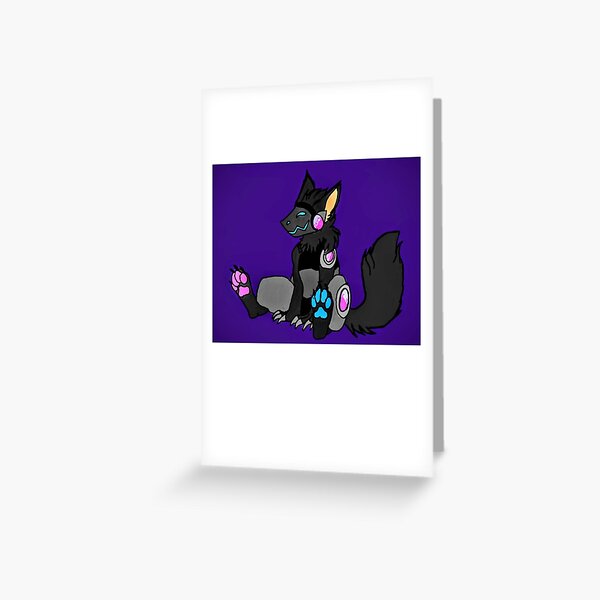 "Cute protogen furry art " Greeting Card for Sale by BrannonErnser ...