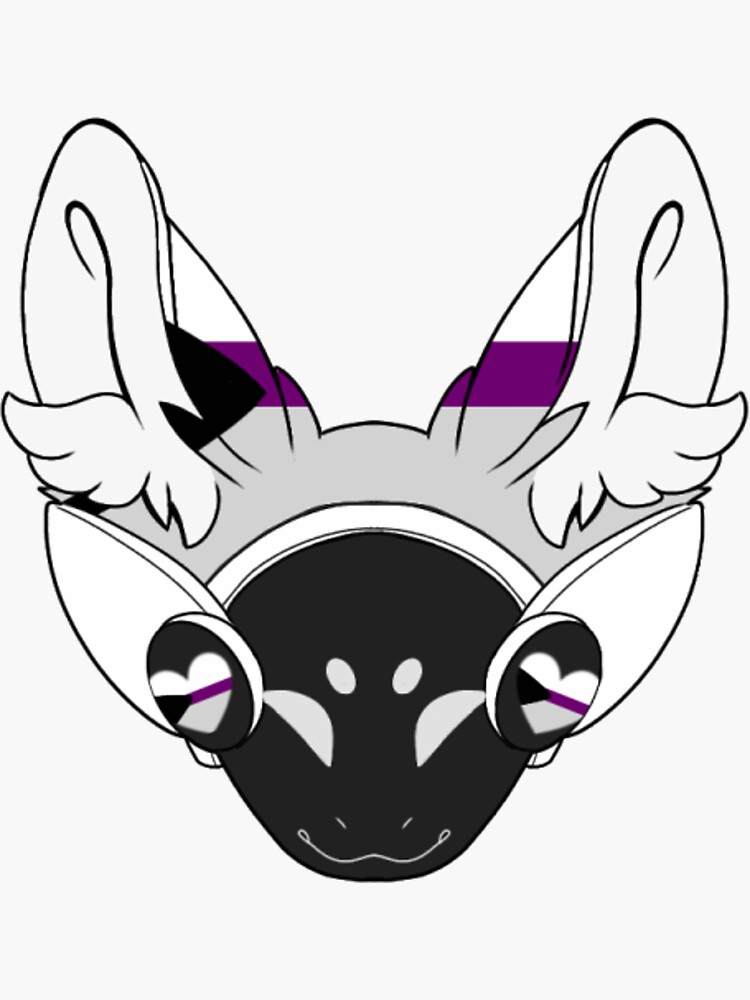 "Demisexual Pride Protogen" Sticker for Sale by BrannonErnser | Redbubble