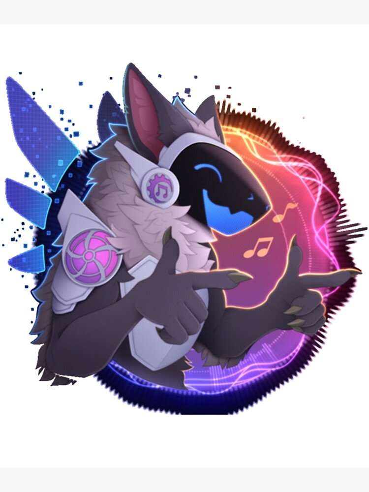 "Disco protogen " Poster for Sale by BrannonErnser | Redbubble