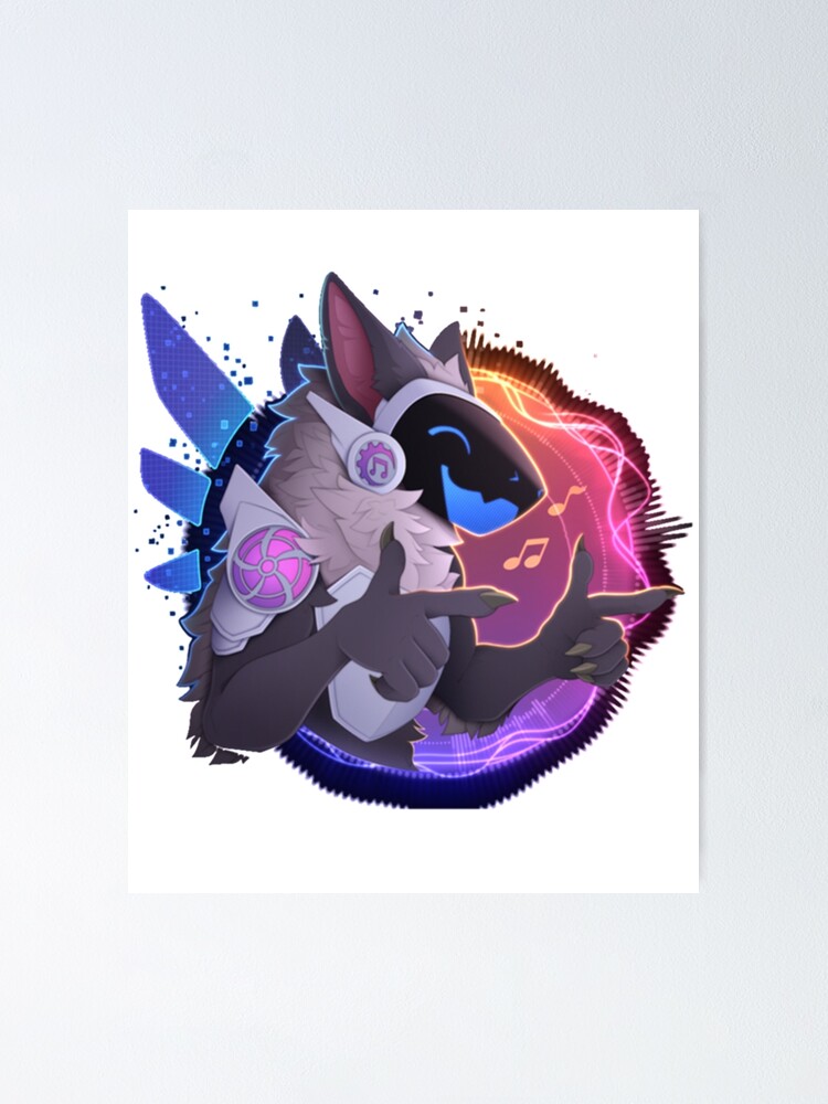 "Disco protogen " Poster for Sale by BrannonErnser | Redbubble