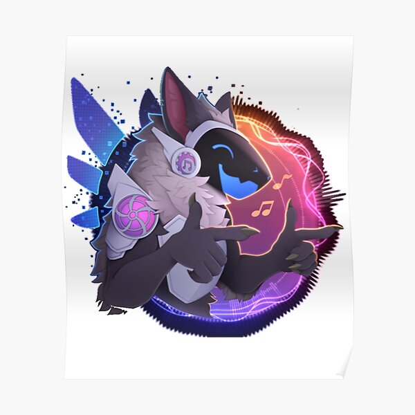 "Disco protogen " Poster for Sale by BrannonErnser | Redbubble