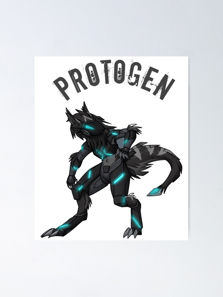 "Protogen Robot" Poster for Sale by BrannonErnser | Redbubble
