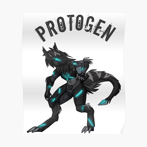 "Protogen Robot" Poster for Sale by BrannonErnser | Redbubble