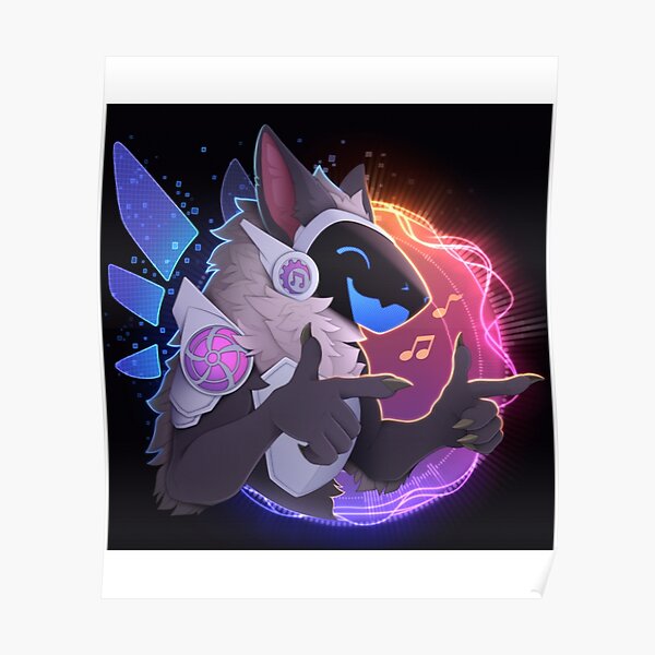 "Protogen" Poster for Sale by BrannonErnser | Redbubble