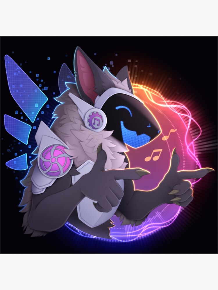 "Protogen" Sticker for Sale by BrannonErnser | Redbubble