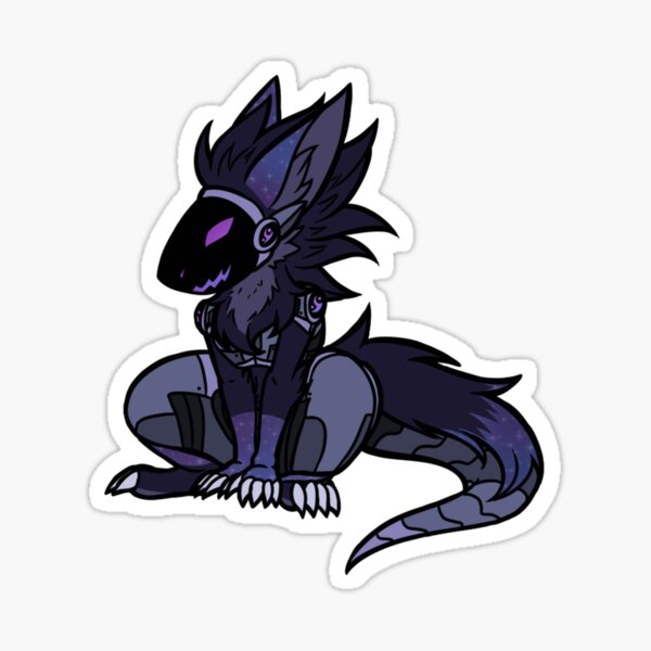 "Galaxy protogen Sticker" Sticker for Sale by AmosConn | Redbubble
