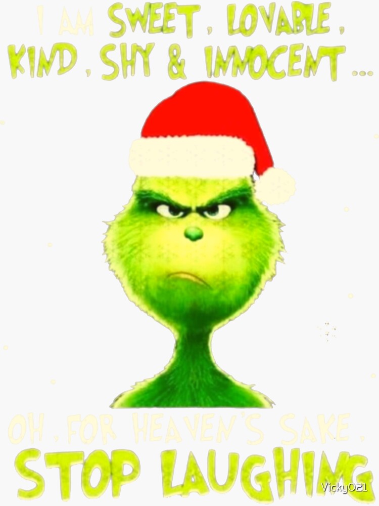 "I Am Sweet, Lovable, Kind, Shy And Innocent.." Sticker for Sale by ...