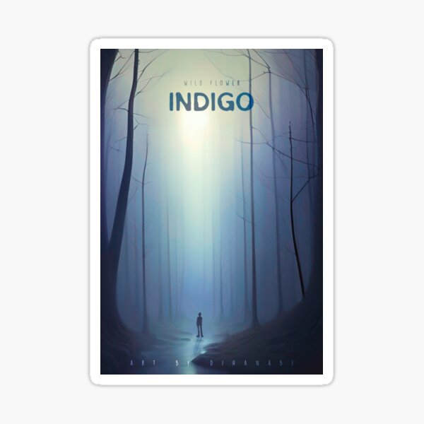 "RM INDIGO" Sticker for Sale by Dihanabi | Redbubble