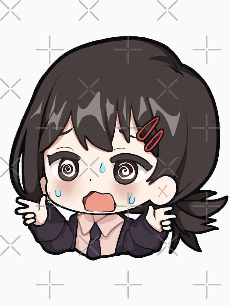 "Kobeni - Chainsaw Man Chibi Kawaii Sticker Emoji Icon " T-shirt for ...