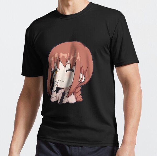 "Makima - Chainsaw Man Icon Emoji Sticker" Active T-Shirt for Sale by ...