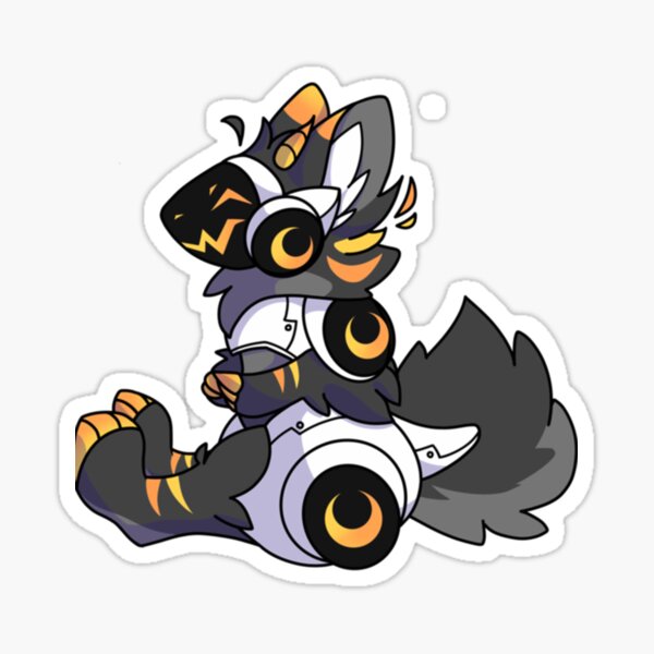 "Lemondrop the Protogen " Sticker for Sale by AmosConn | Redbubble