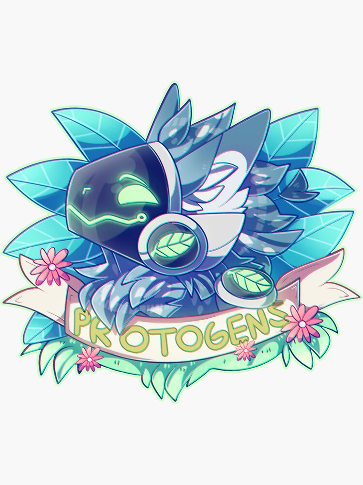 "Protogens Leaf Ver" Sticker for Sale by AmosConn | Redbubble