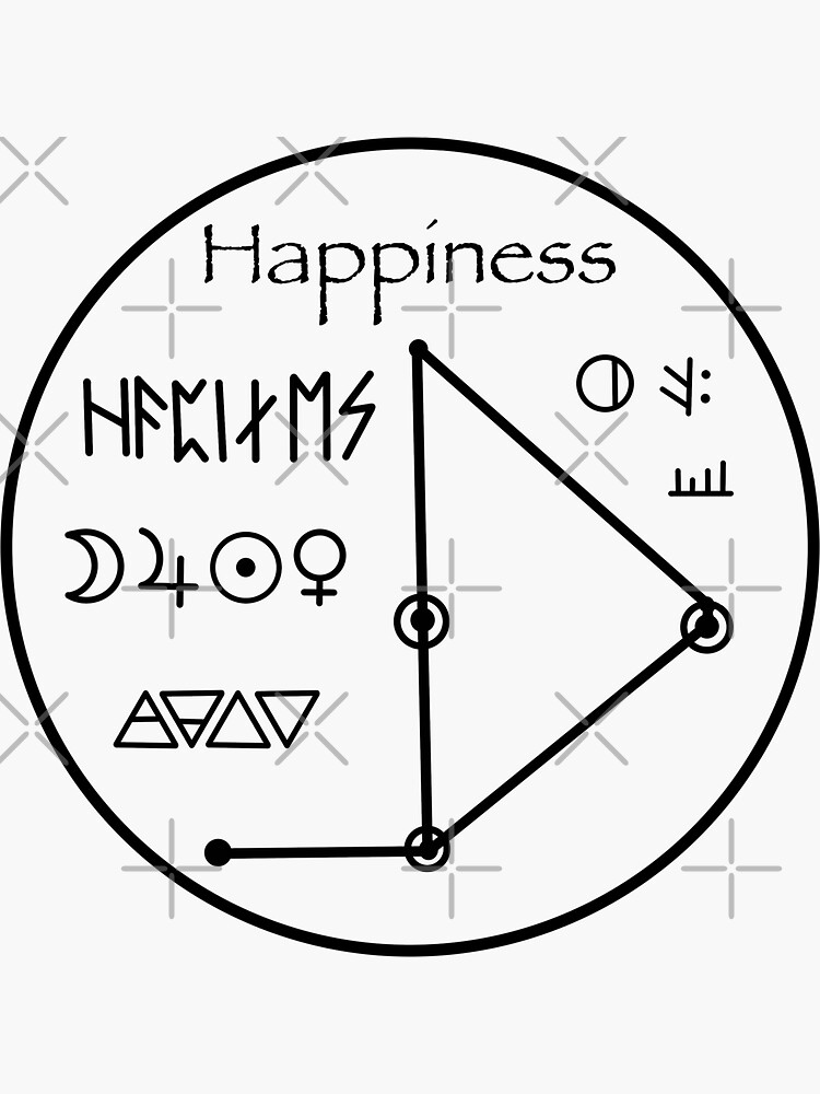 "Talisman happiness and joy" Sticker for Sale by secretmagic | Redbubble