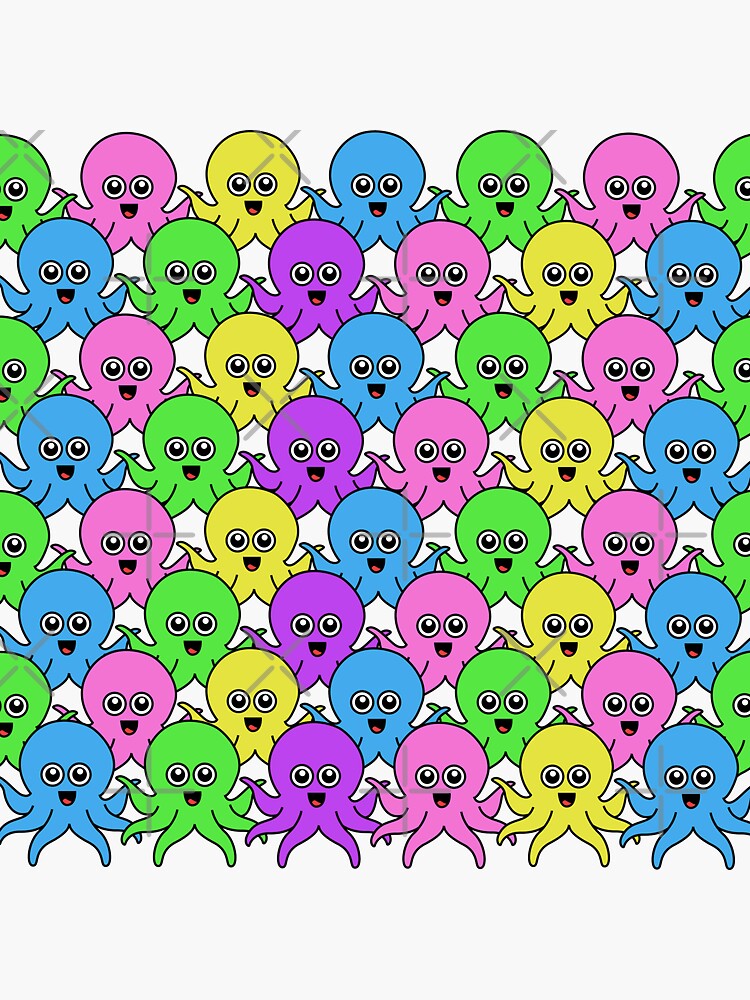 "Octopia-art drawing" Sticker for Sale by Blondiabshop | Redbubble