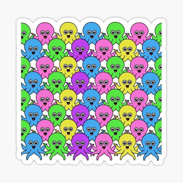 "Octopia-art drawing" Sticker for Sale by Blondiabshop | Redbubble