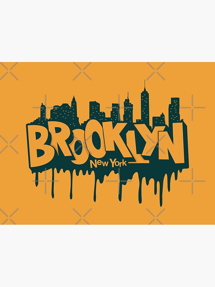 "New York Brooklyn, Brooklyn lettering, Brooklyn logo" Poster by ...