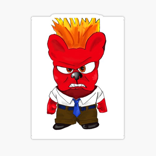 "angry dog" Sticker for Sale by Themys24 | Redbubble