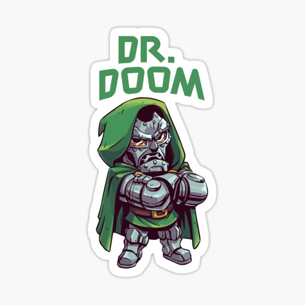 " Dr. Doom Doctor Doom Game Lover" Sticker for Sale by fantasyy | Redbubble