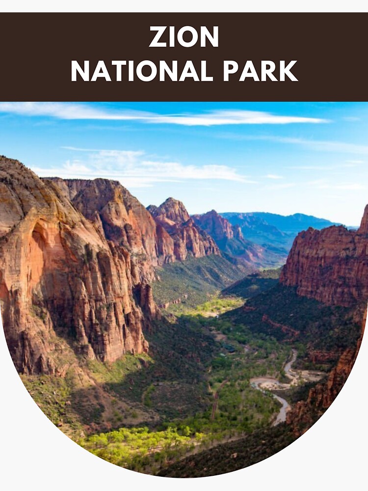 "Zion National Park - Angels Landing " Sticker for Sale by ...