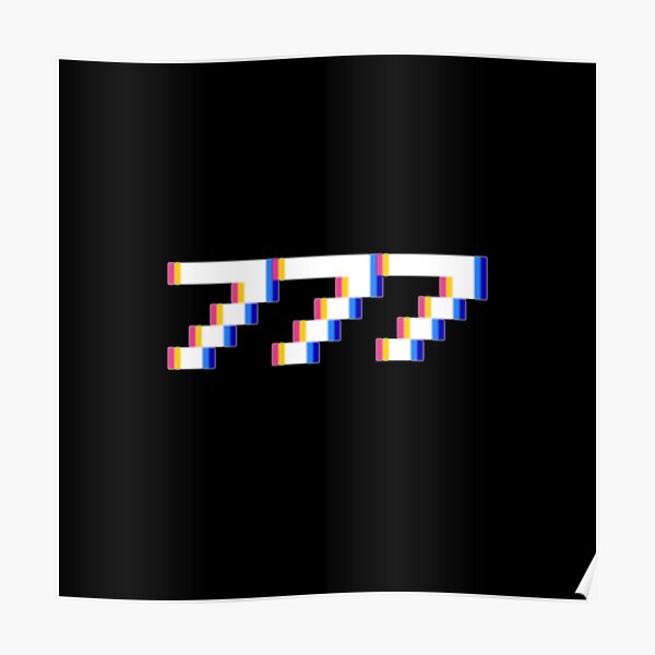 "777" Poster for Sale by willyparo | Redbubble