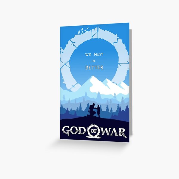 "God of War Ragnarok Poster" Greeting Card for Sale by URBANHEROMEN ...