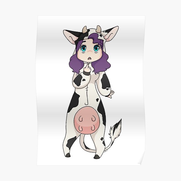 Furry Anthro Cow Posters | Redbubble