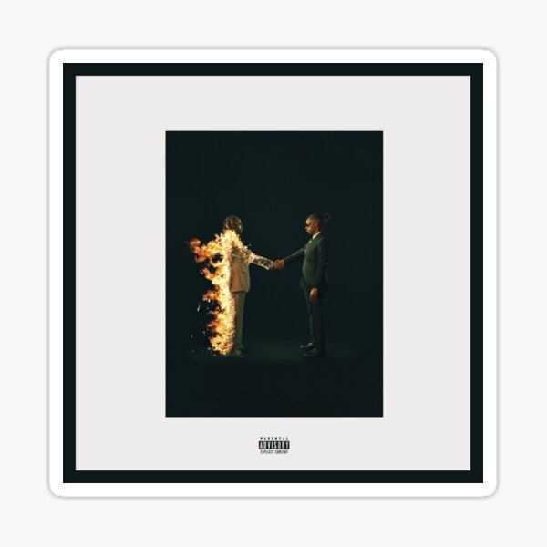"Heroes & Villains Metro Boomin" Sticker for Sale by Tik-tok-Store ...
