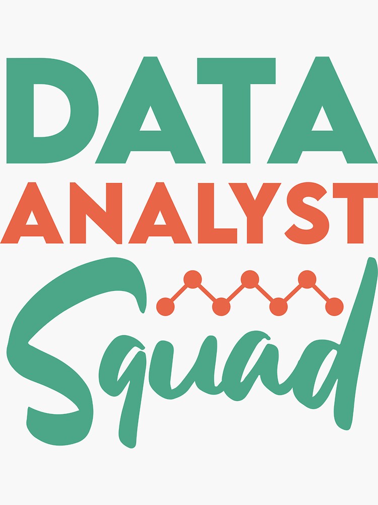 "Data Analyst Squad Data Analytics Job Lover Gift Funny Data Analyst ...