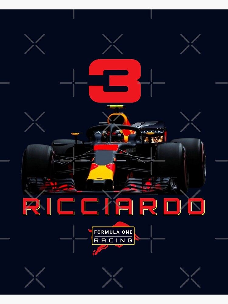 "DR3 Ricciardo F1 Redbull 2023 Formula One Team Red Bull Racing" Poster ...