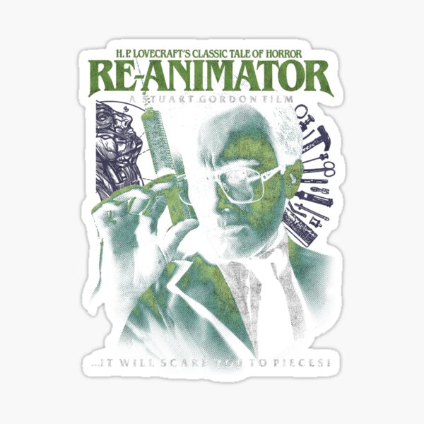 "Reanimator reanimator herbert west" Sticker for Sale by DorcaYundt ...