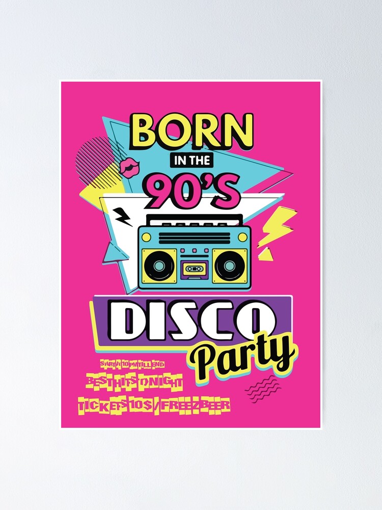 "BORN IN THE 80'Sss" Poster for Sale by ayoubtiziwar | Redbubble