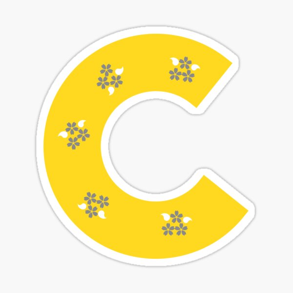 "Monograms Series - Letter C" Sticker for Sale by Heaven7 | Redbubble