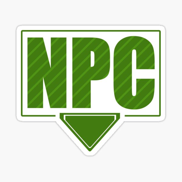 "NPC - Non Playable Character" Sticker for Sale by Junasaji | Redbubble