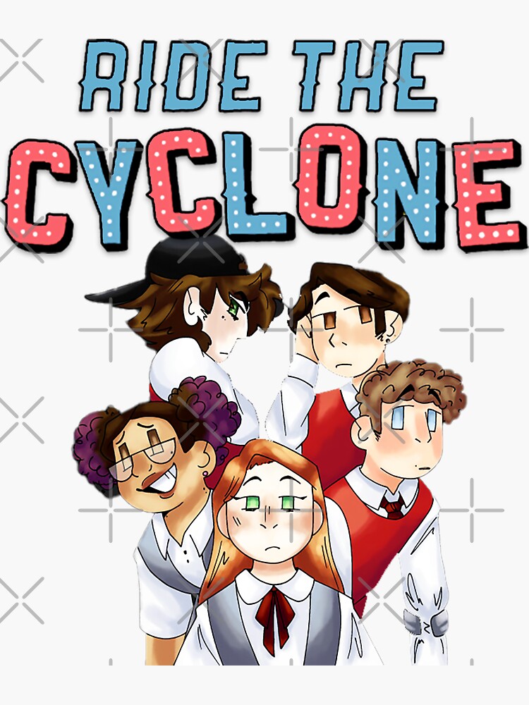"Ride the Cyclone - Children" Sticker for Sale by Pi-Artist | Redbubble