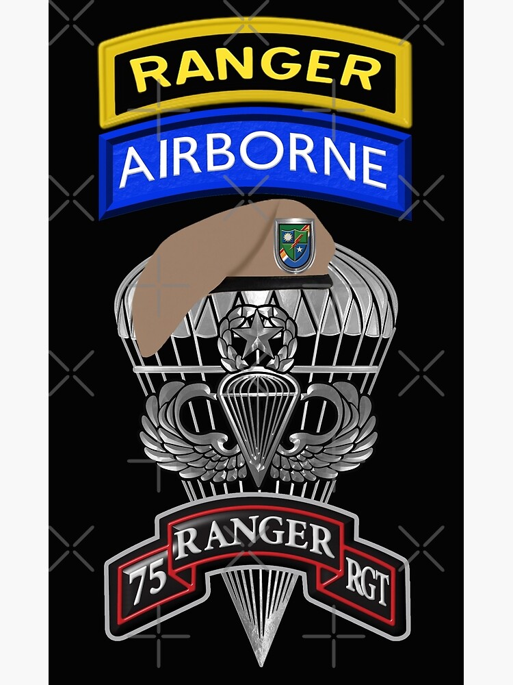 "75th Ranger Regiment " Poster for Sale by SoldierAlways | Redbubble
