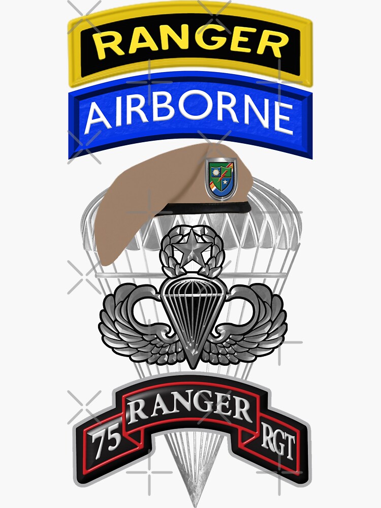 "75th Ranger Regiment " Sticker for Sale by SoldierAlways | Redbubble