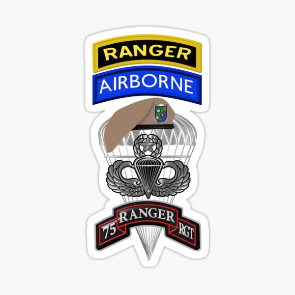 "75th Ranger Regiment " Sticker for Sale by SoldierAlways | Redbubble