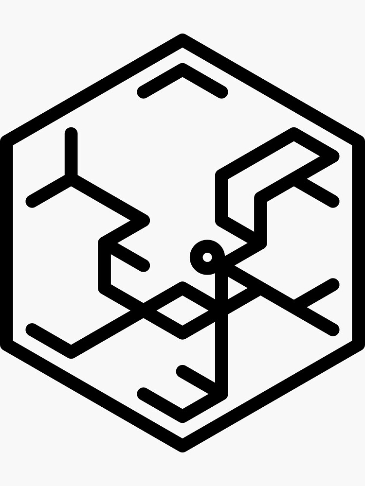 "Tunic A Key Is No Mere Toy (Black)" Sticker for Sale by Abysswalker64 ...