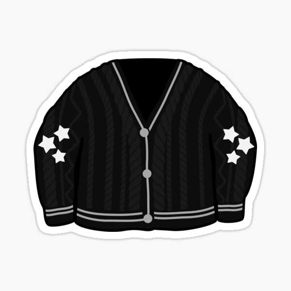 "the cardigan - reputation black" Sticker for Sale by acciojoy | Redbubble