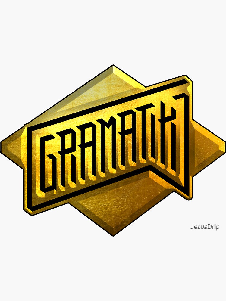 "Gramatik Gold" Sticker for Sale by JesusDrip | Redbubble