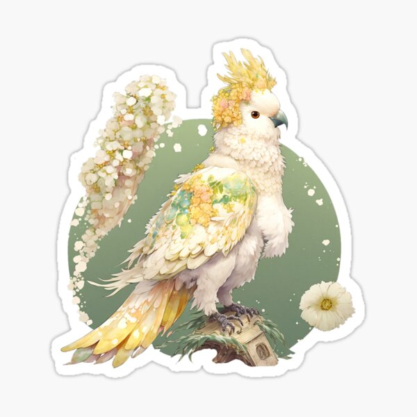 "Cockatoo!" Sticker for Sale by MckennaiiShop | Redbubble