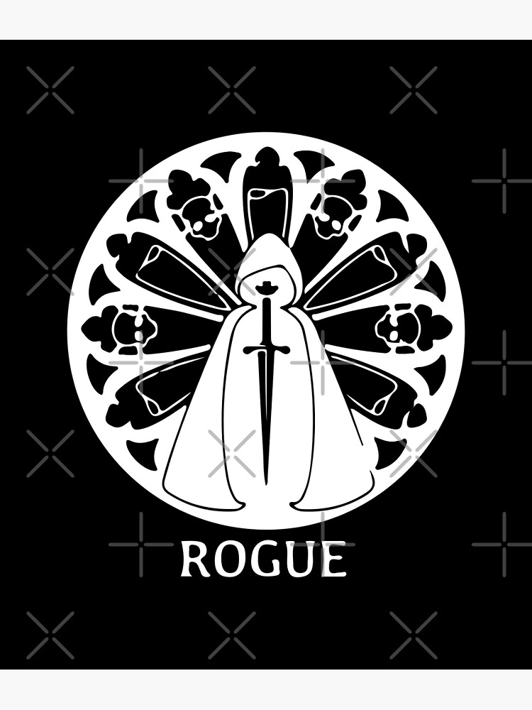 Lámina fotográfica «Impresión de símbolo de clase Dnd Rogue» de ...