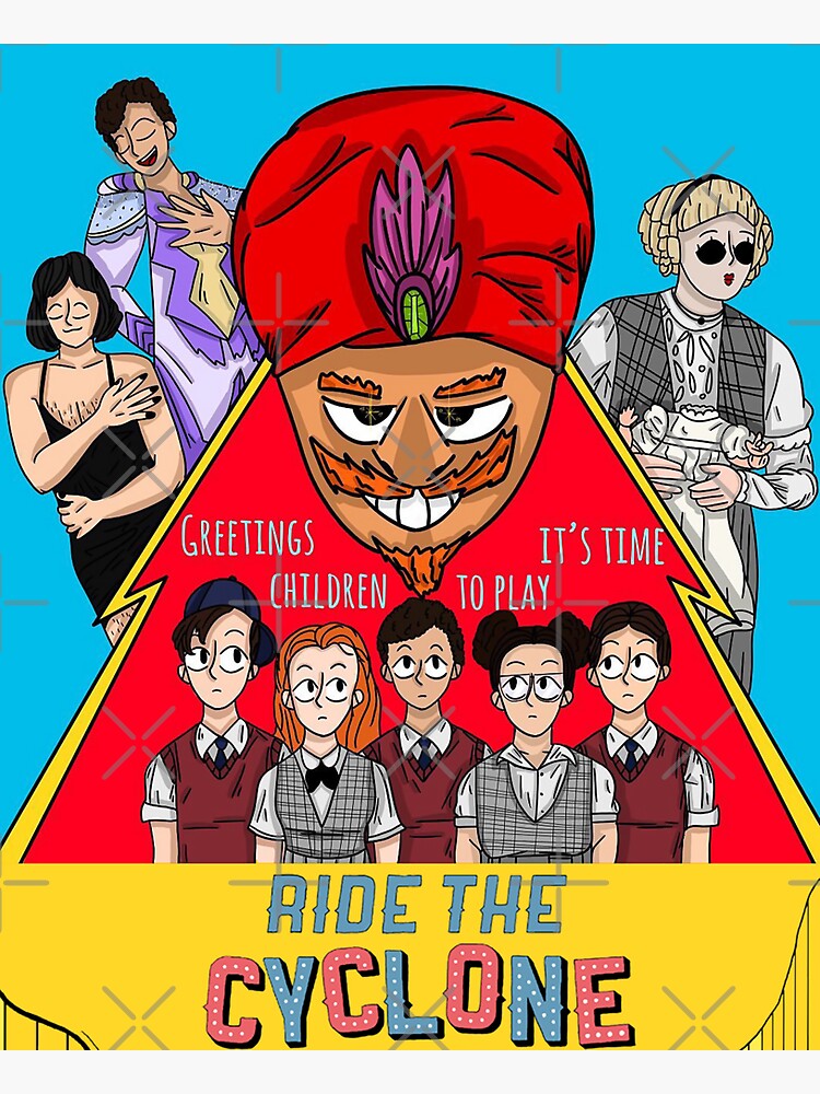 "Ride the Cyclone - Children" Sticker for Sale by Pi-Artist | Redbubble