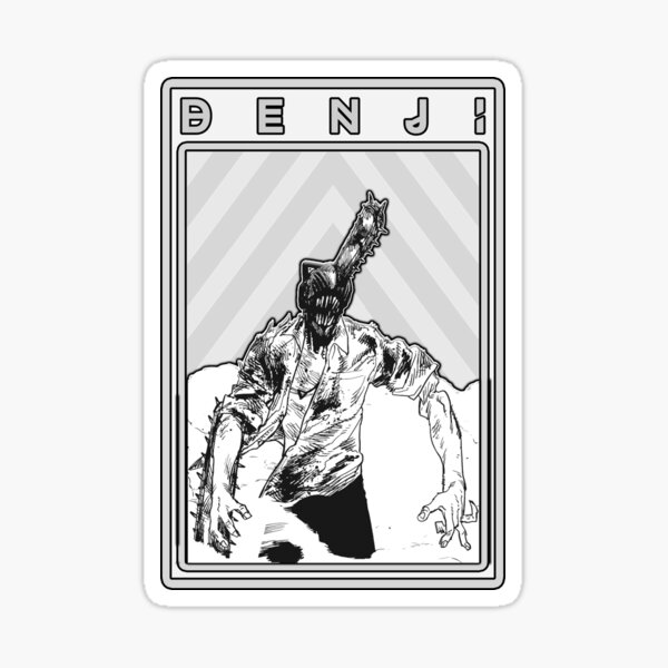"DENJI - CHAINSAW MAN" Sticker for Sale by PeNge2000 | Redbubble