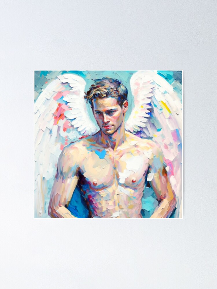 "Angels Are Among Us - Art, Prints" Poster for Sale by BeaconMarketing ...